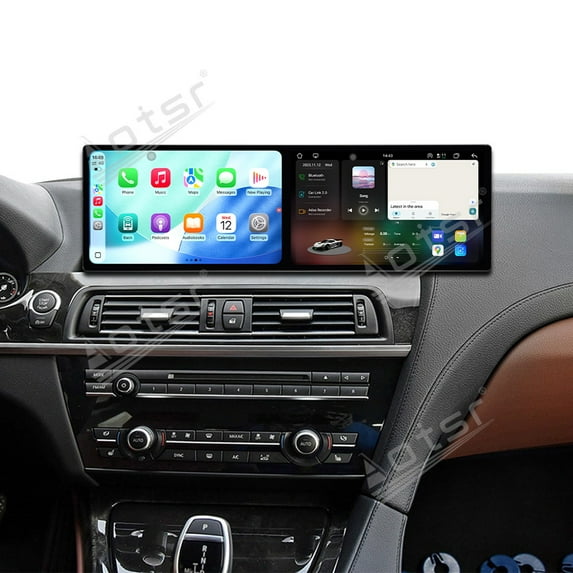 Aotsr Dual 9.1 inch Screen Car Radio For BMW 6 Series 2013-2017 NBT ...