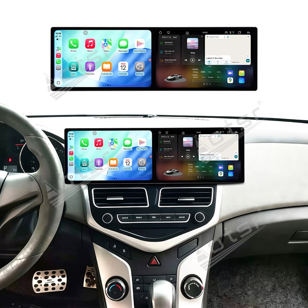 Aotsr Dual 9.1 inch Screen Car Radio For Chevrolet Cruze 2009-2014 ...
