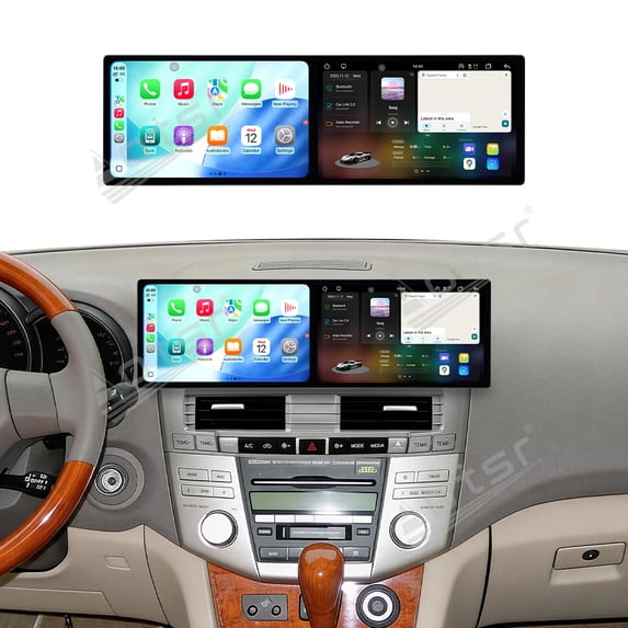 Aotsr Dual 9.1 inch Screen Car Radio For Lexus RX300 RX330 2004-2008 ...