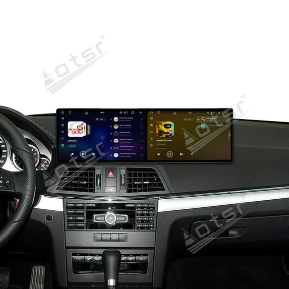 Aotsr Dual 9.1 inch Screen Car Radio For Mercedes-Benz E 2-door coupe ...