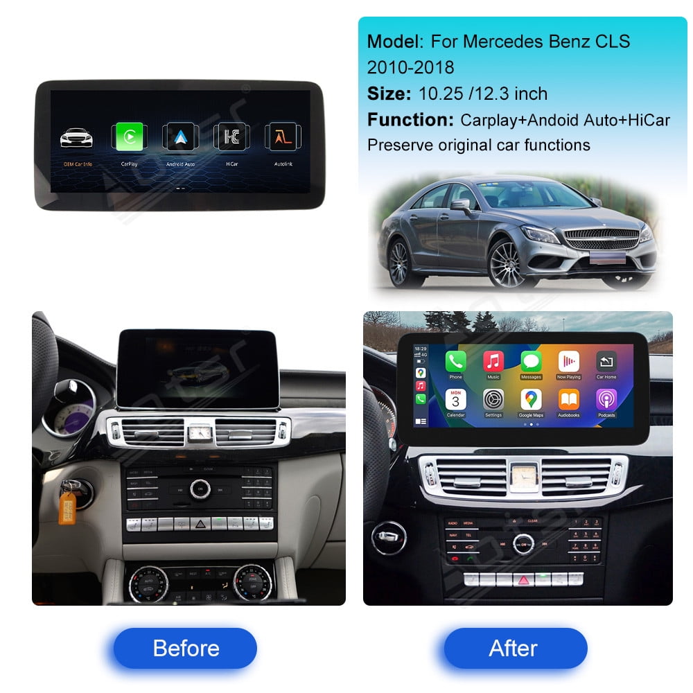 Aotsr Ultra Narrow 10.25 inch 1920 * 720 Car Radio for Mercedes Benz ...