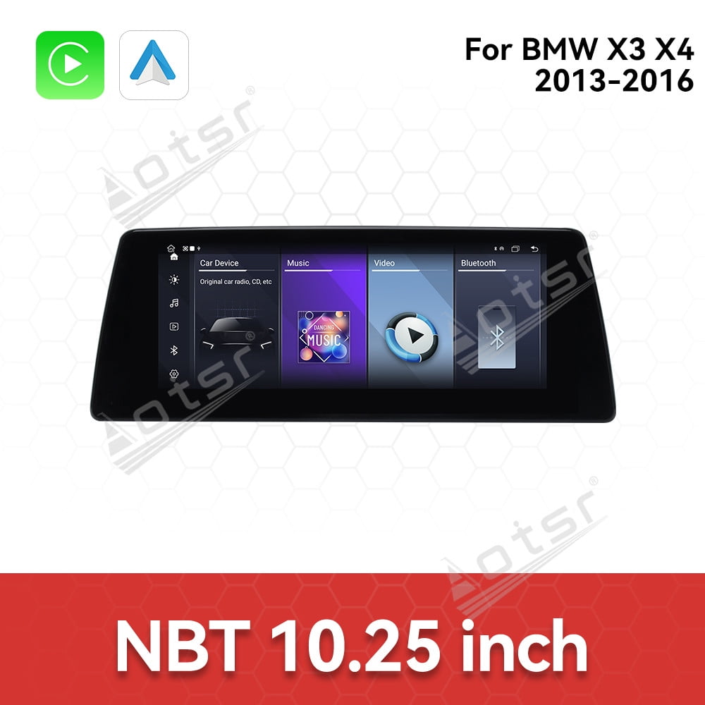 Aotsr Ultra-Thin 10.25 inch Wireless CarPlay+Android Auto Retain Original Car Function Car Radio ...