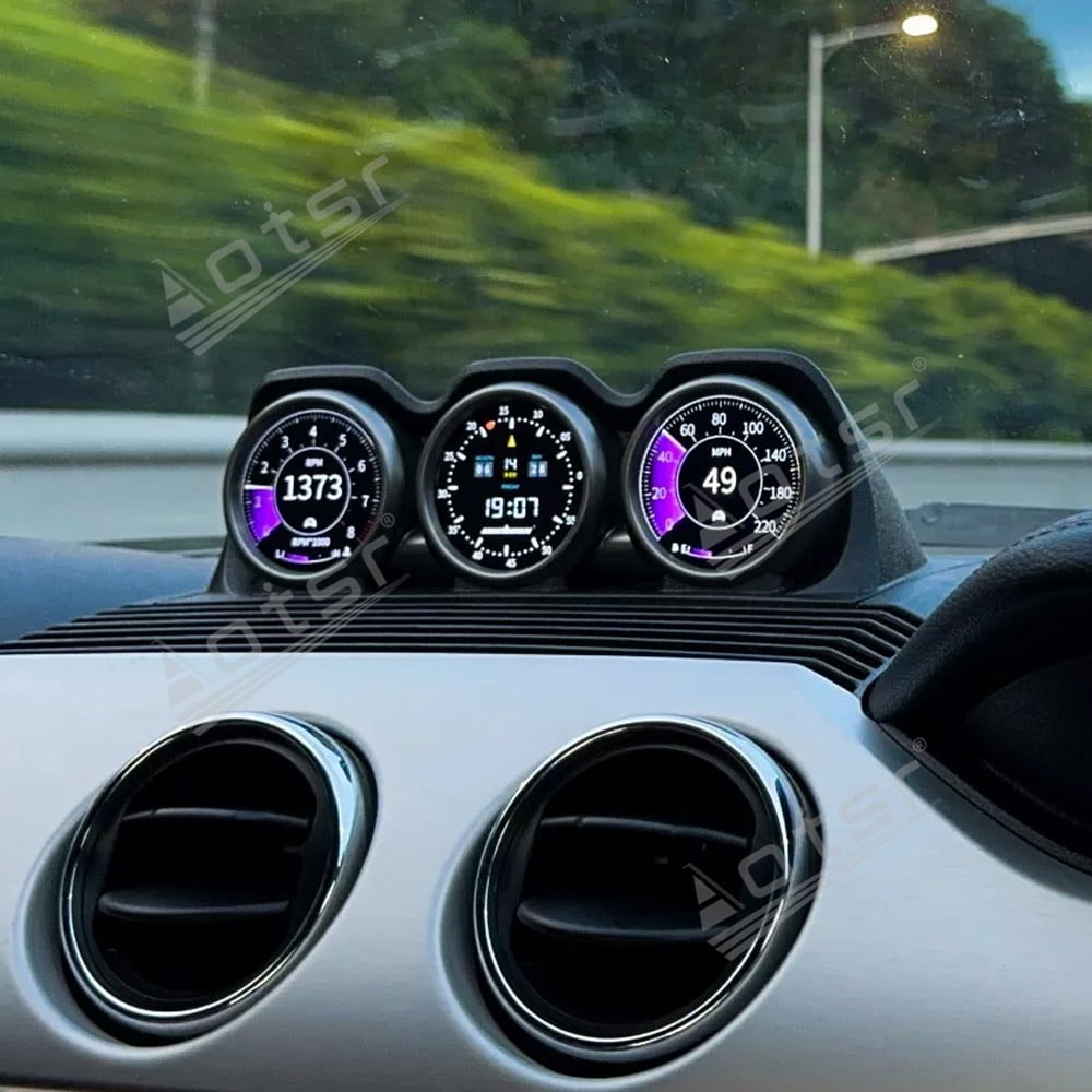 Aotsr for Ford Mustang 2015-2023 Triple screen Speedometer Car LCD ...