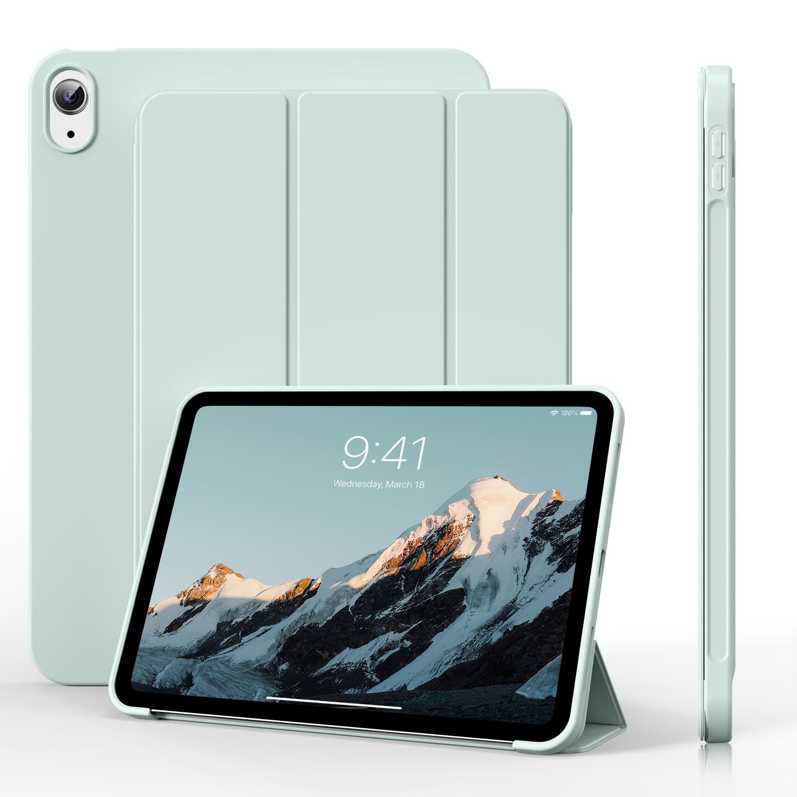 Aoub Case for iPad 10th Generation 10.9 inch 2022, Auto Wake/Sleep, Tri ...