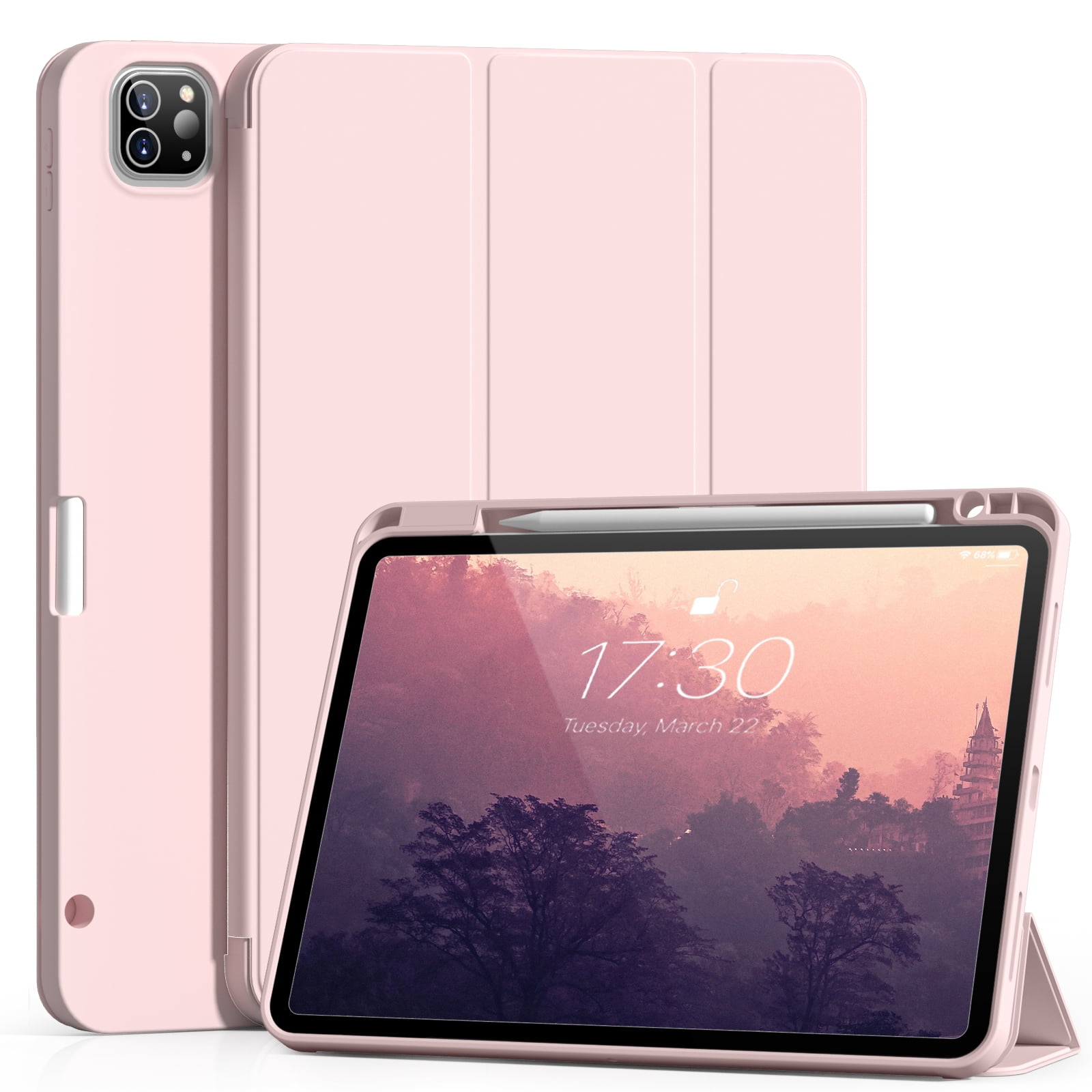 Aoub Case for iPad Pro 12.9 inch 6th Generation 2022 / 5th Gen 2021/ 4th Gen 2020 with Pencil ...