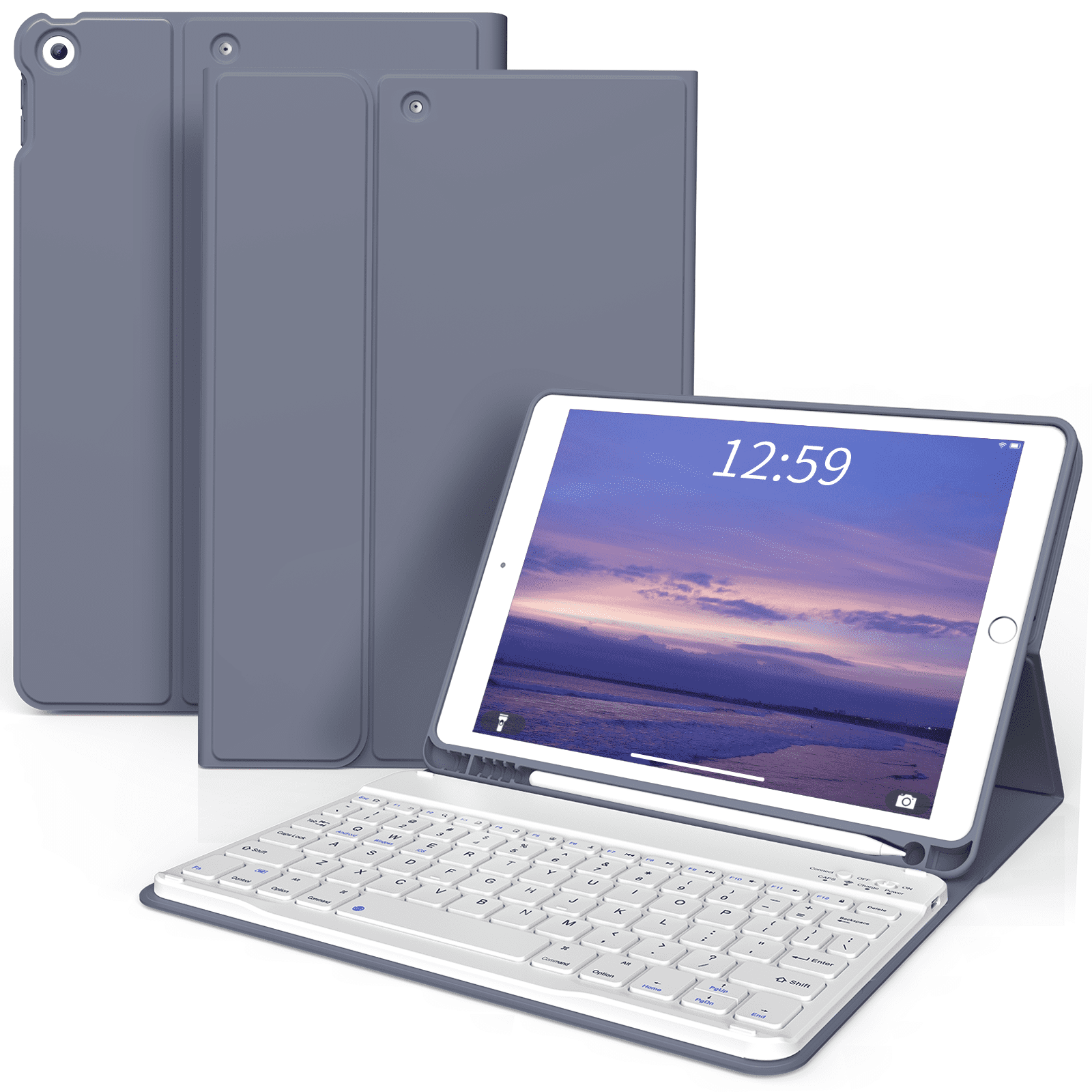 Aoub iPad A16 11th / 10th Generation Case with Keyboard 11 inch / 10.9 ...