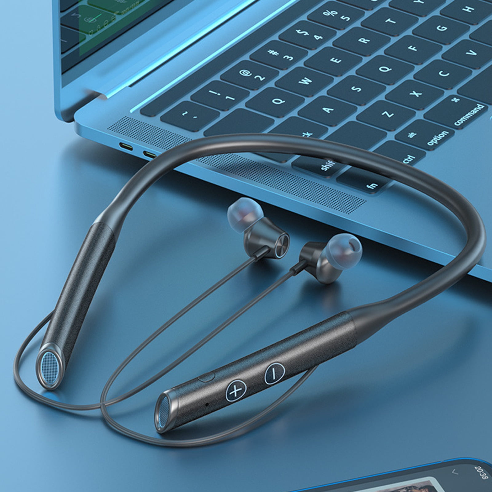 Aoujea Ear Buds Wireless Bluetooth Earbuds Neckband Bluetooth 5.3 ...