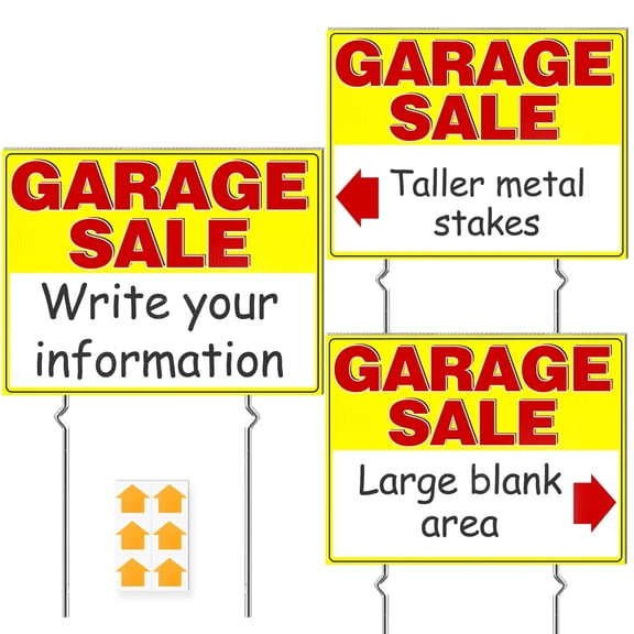 Garage Sale Signs
