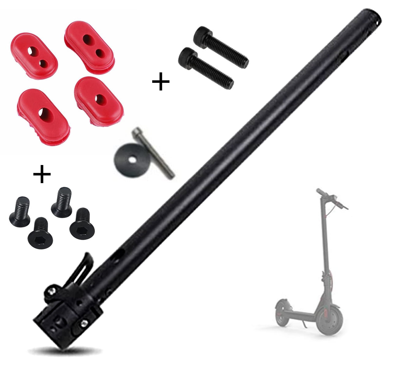 Aovo Pro M365 Pole Electric Scooter Upgraded Mechanism Pole For Aovo ...