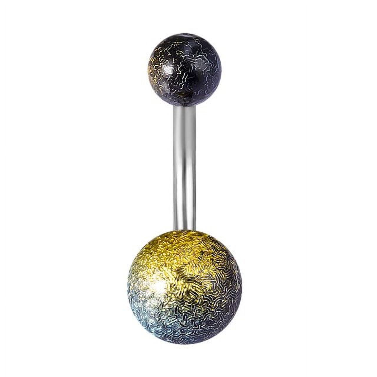 Aoxiang 1-10PCs Acrylic 5/8mm Ball Navel Piercings Ombligo Belly Button ...