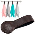 Aoyunhp 1Pc Leather Magnetic Towel Clips,Portable Towel Holder,Multi ...