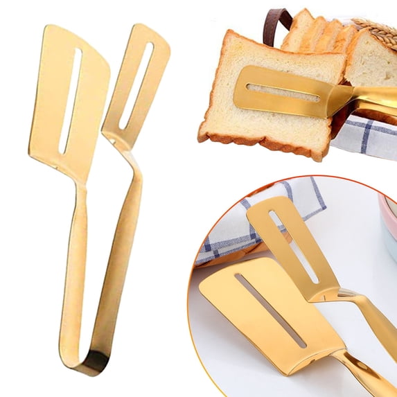 Aoyunhp 1Pc Stainless Steel Fried Fish Shovel Clamp Food Tongfish Tong ...