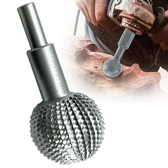Aoyunhp Ball Gouge for Wood Carving,Sphere Rotary Steel Ball Grinding ...