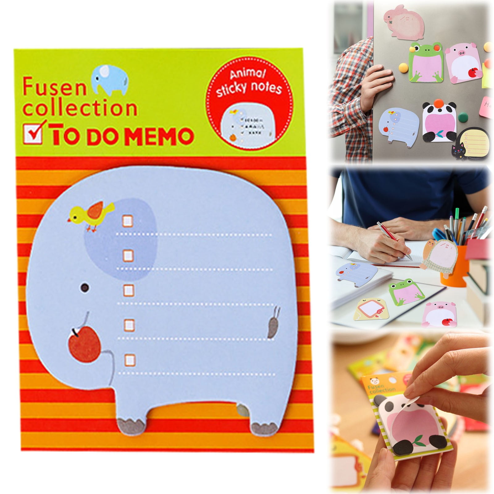 Aoyunhp Cute Sticky Notes,Sticky Notes,Self Sticky Notes In Different ...