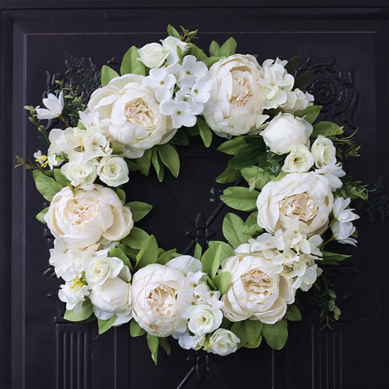 Aoyunhp Floroom Floral Wreath,Artificial Flowers for Outdoors ...