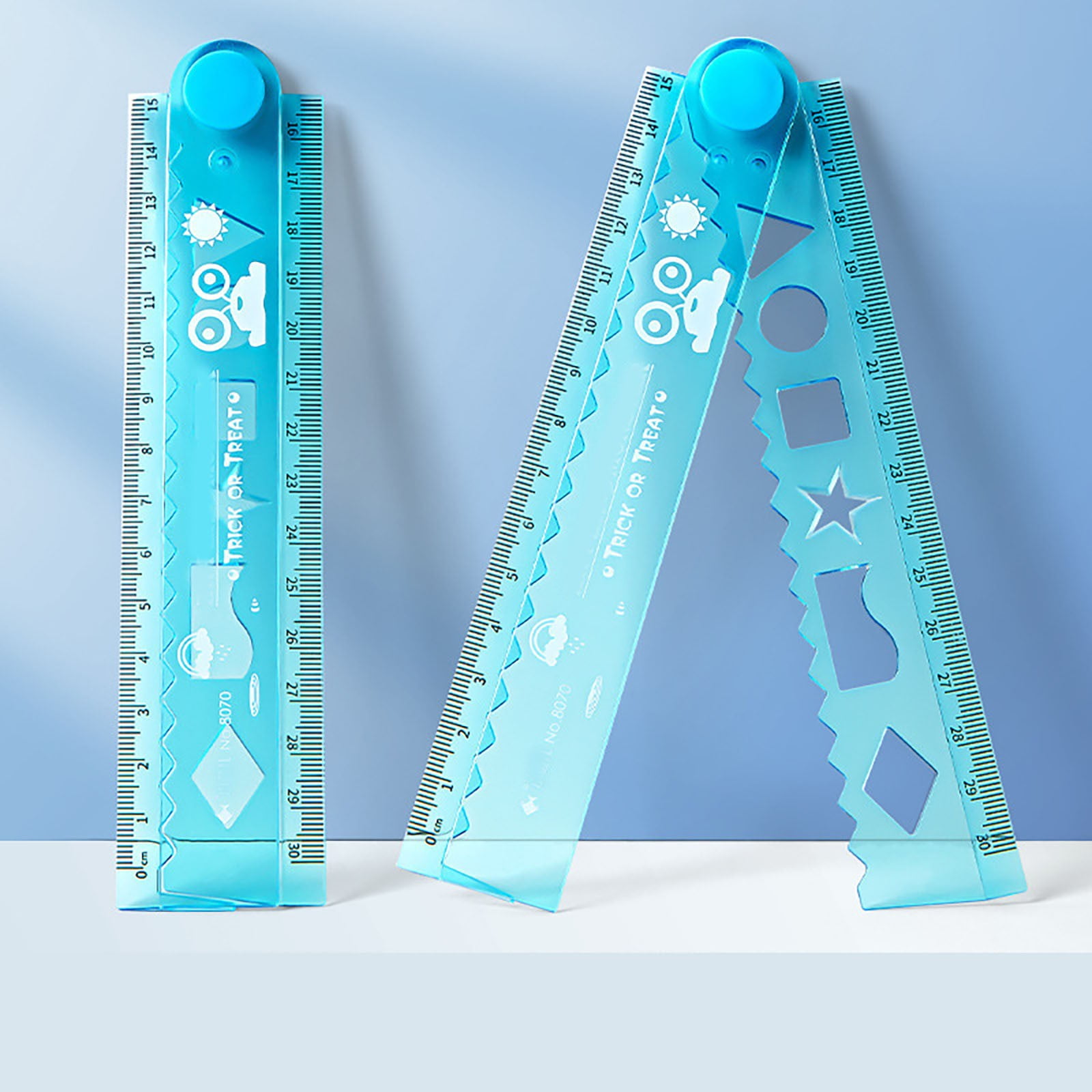 Aoyunhp Foldable Ruler,Flexible Folding Ruler Multifunction Drawing ...