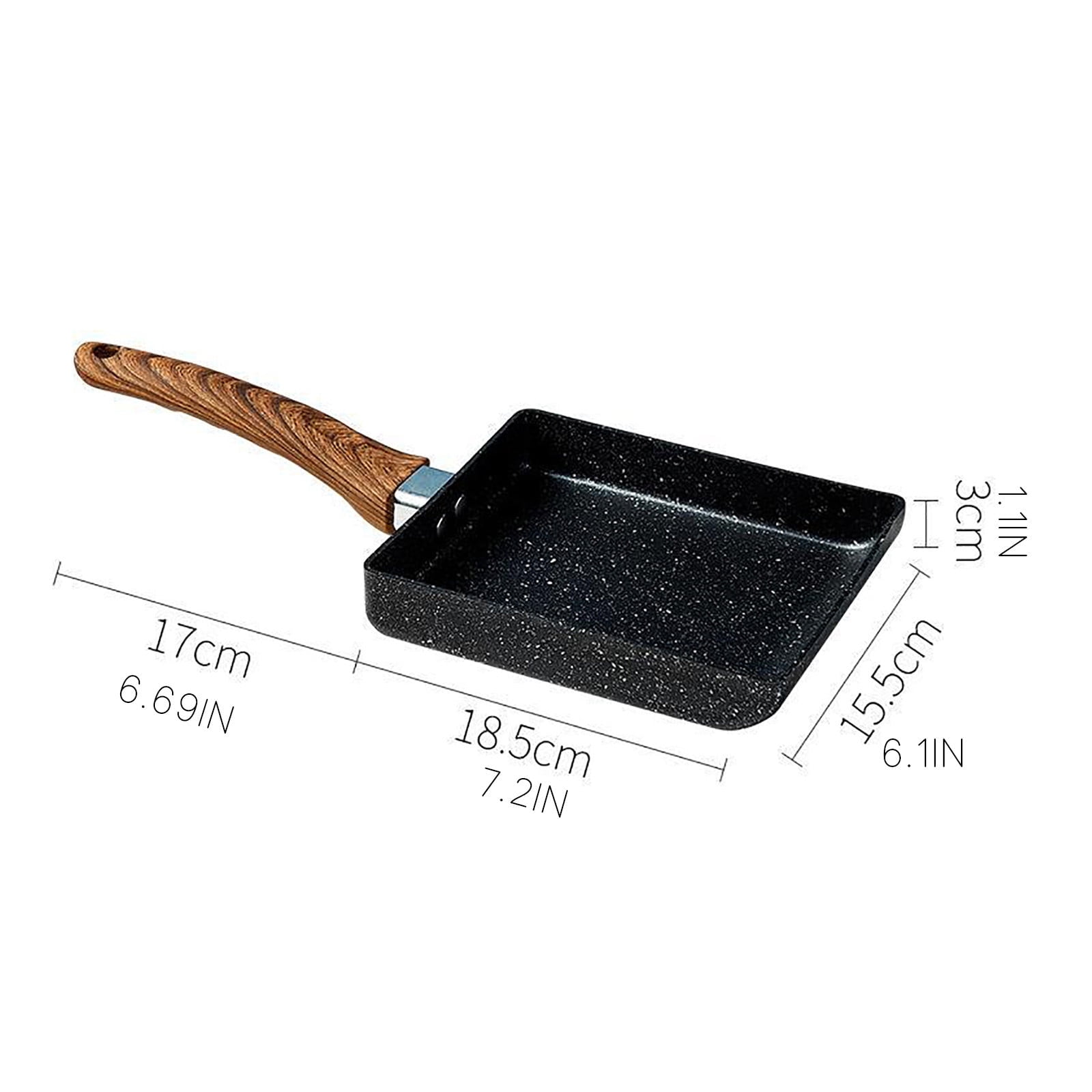 Aoyunhp Omelette Pan,Japanese Omelette Frying Pan,Rectangle Mini Frying ...