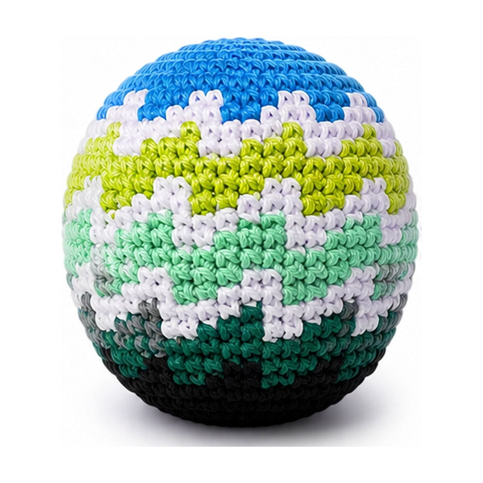 Aoznliie Footbag, Soft Handmade Knitted Multi-Color Sport Kicking Sack ...