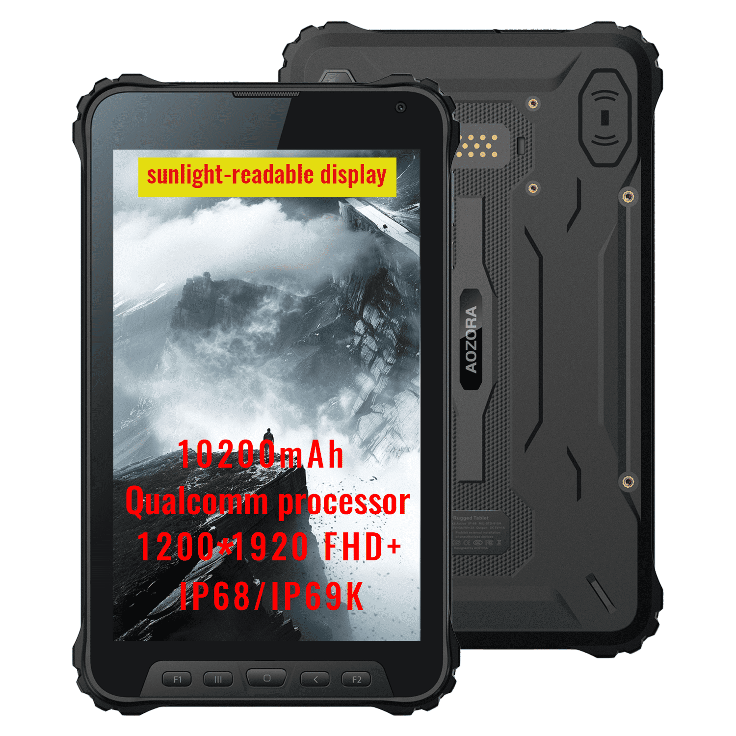 AOZORA K8w Pro 8-inch Rugged Tablet Qualcomm CPU 25MP Camera 6GB RAM 128GB ROM 14 Pin Pogo-Pin ...