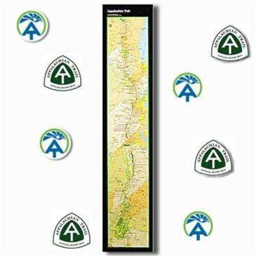 Ap Trail Conservancy 101884 Appalachian Trail Strip Map - Walmart.com
