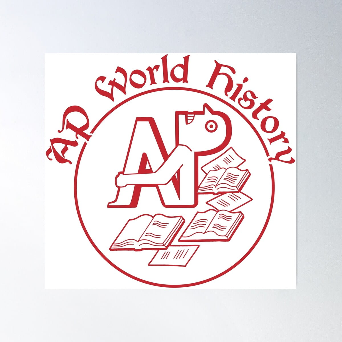 Ap World History Poster Wall Art, Modern Wall Decor For Living Room ...