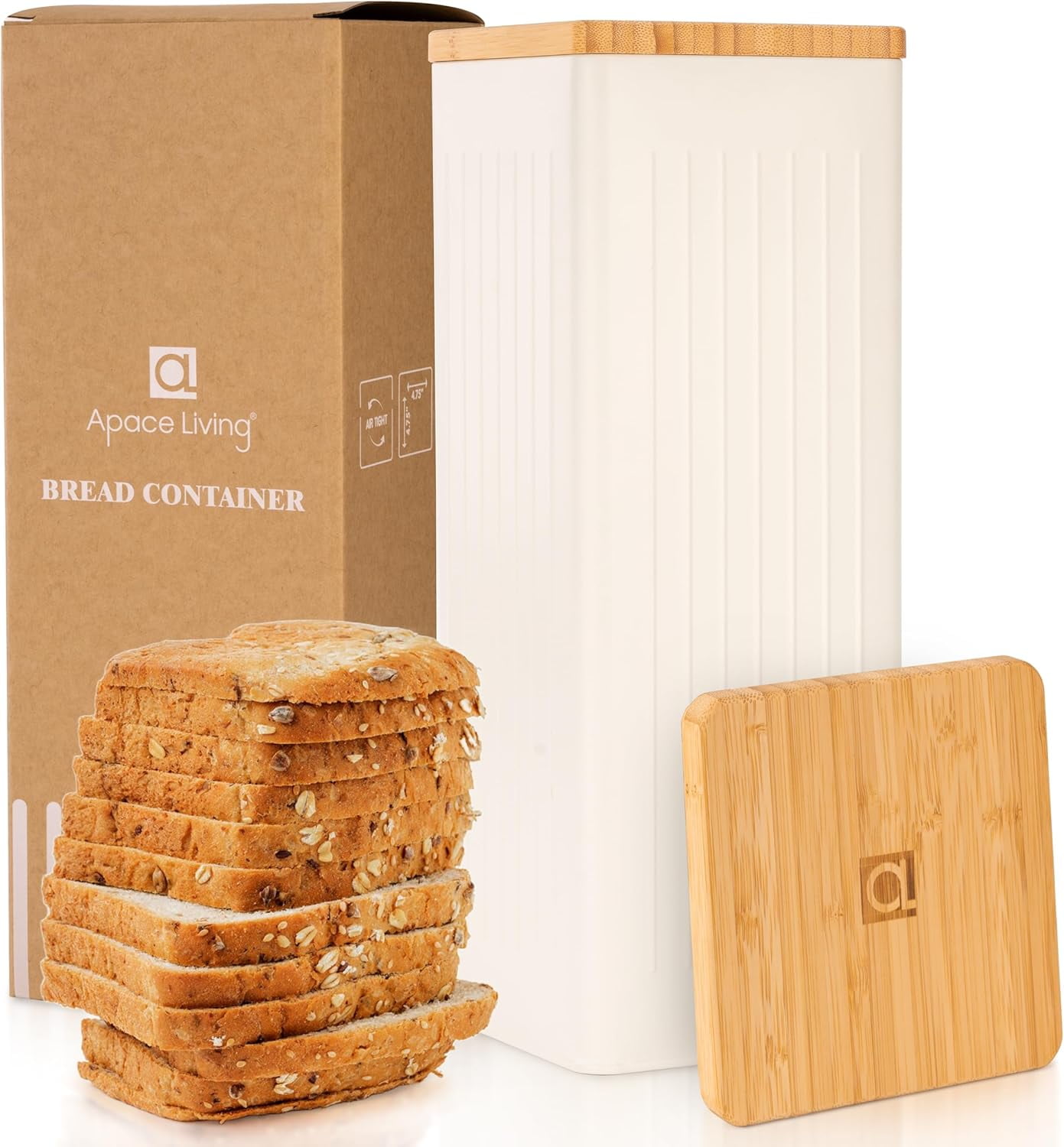 Apace Living FRESHSLICE Bread Container | Bread Keeper with Airtight ...