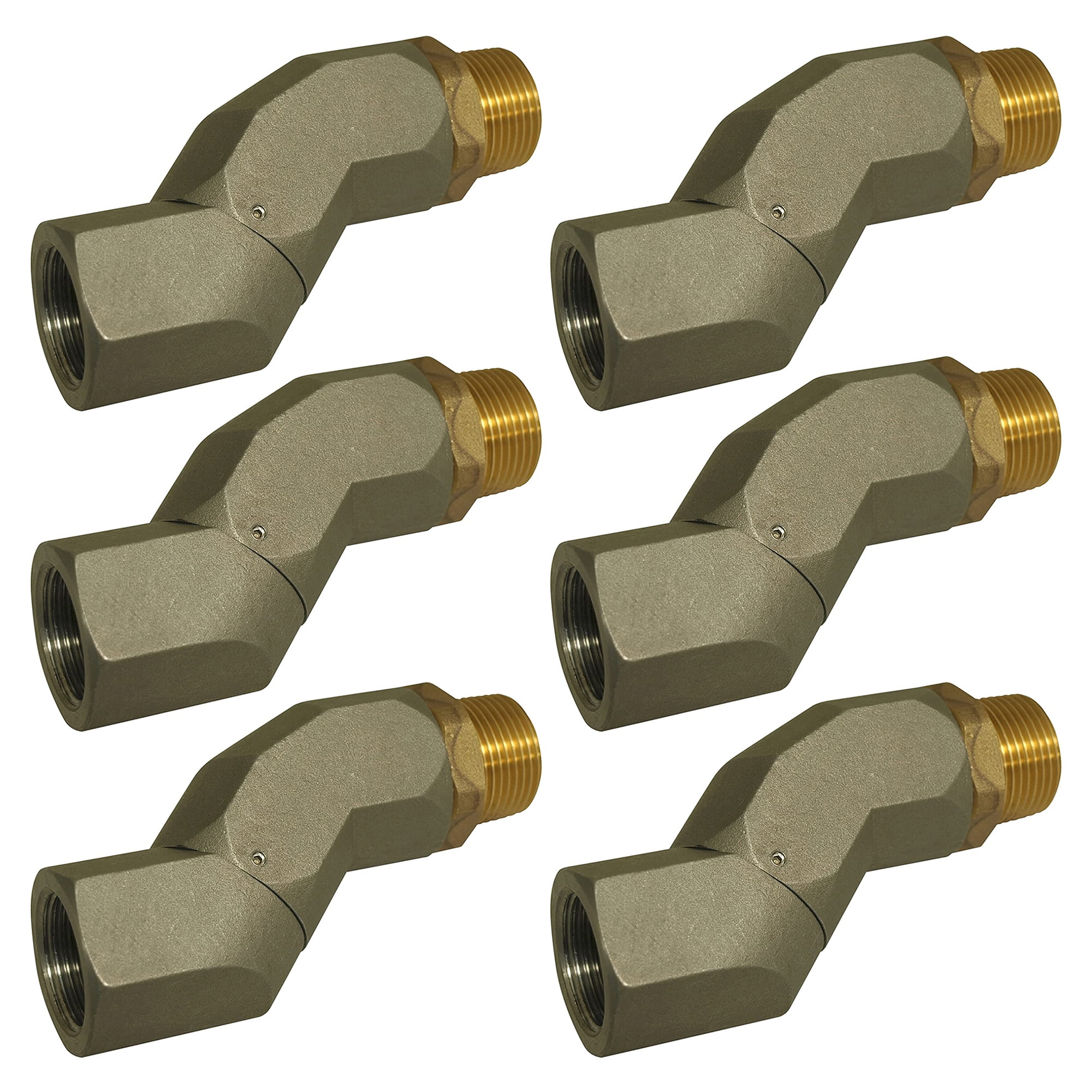 Apache 1" Male Pipe Thread x 1" Female Pipe Thread Fuel Swivel (6 Pack ...