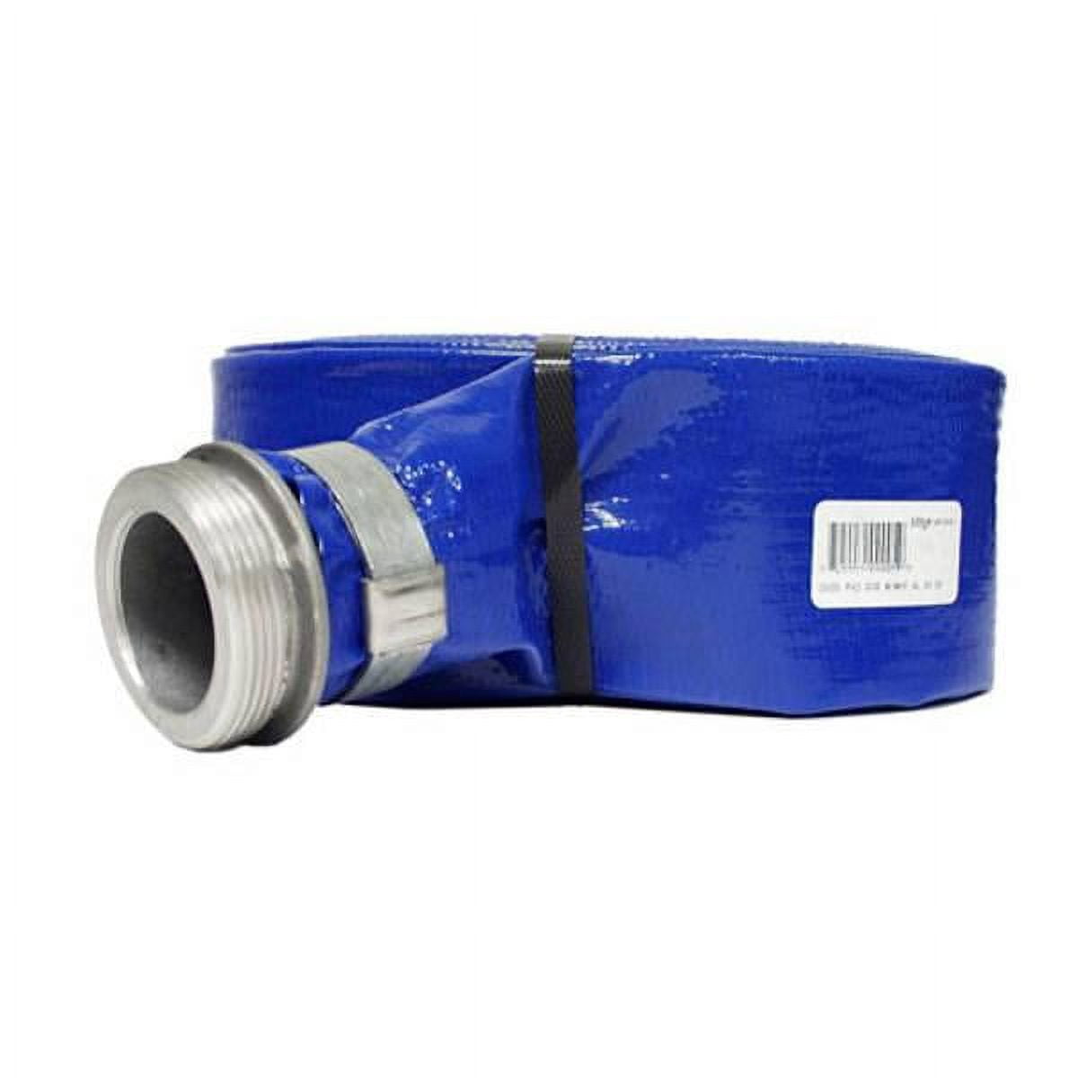 Apache 25' PVC Lay Flat Discharge Hose Coupled M x F Aluminum / Brass ...