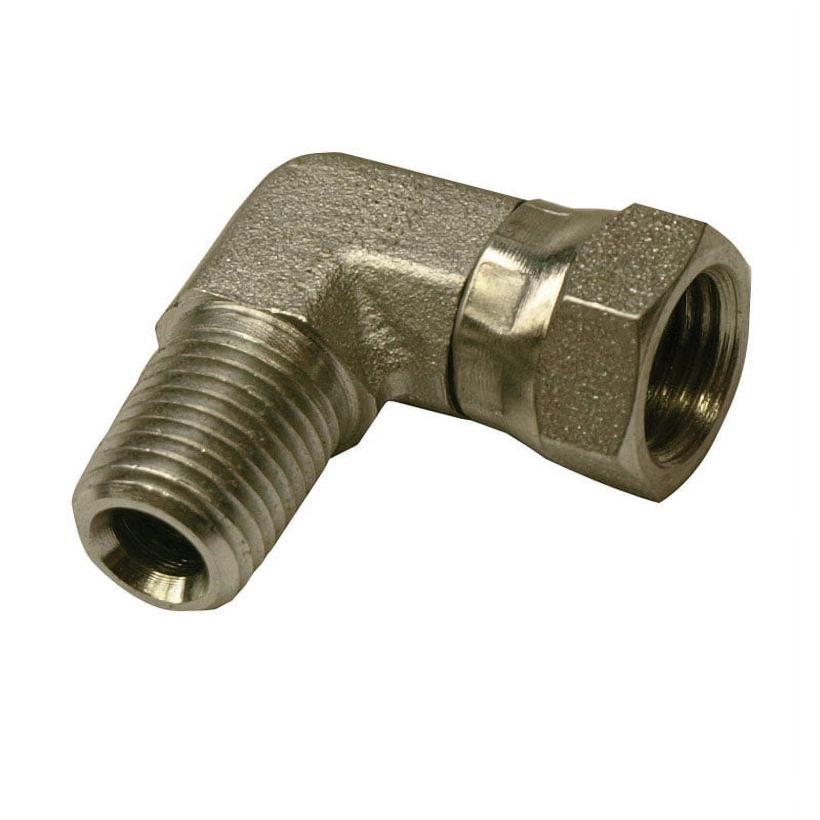 Apache 90 Degree Swivel Adapter 1/4in. Male NPT x 1/4in. Female NPS ...
