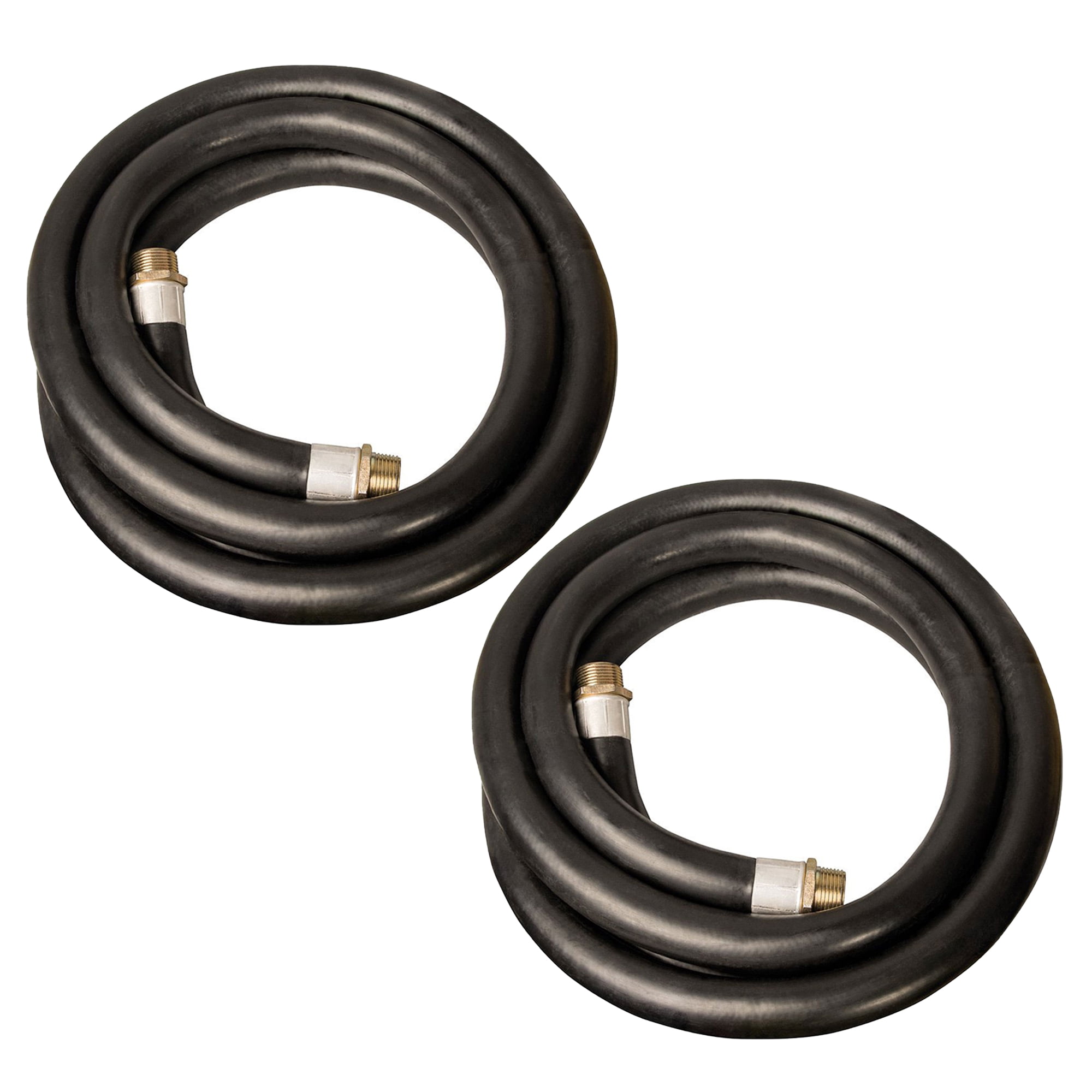 Apache 98108490 1" Diam 15' Long 60 PSI Farm Fuel Transfer Hose (2 Pack ...
