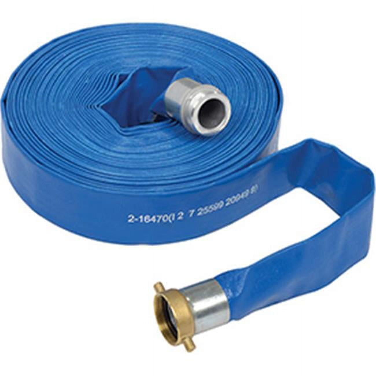 Apache 98138054 2 in. x 100 ft. PVC Lay Flat Discharge Hose with M x F ...