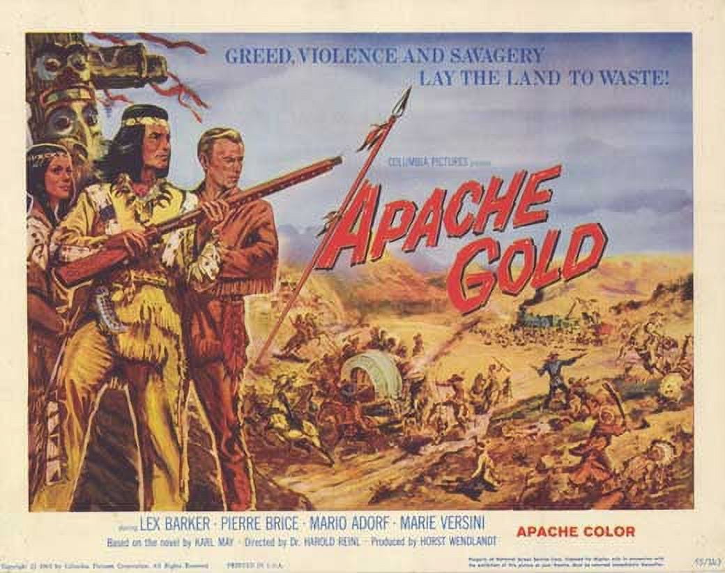 Apache Gold - movie POSTER (Style E) (11" x 14") (1965) - Walmart.com