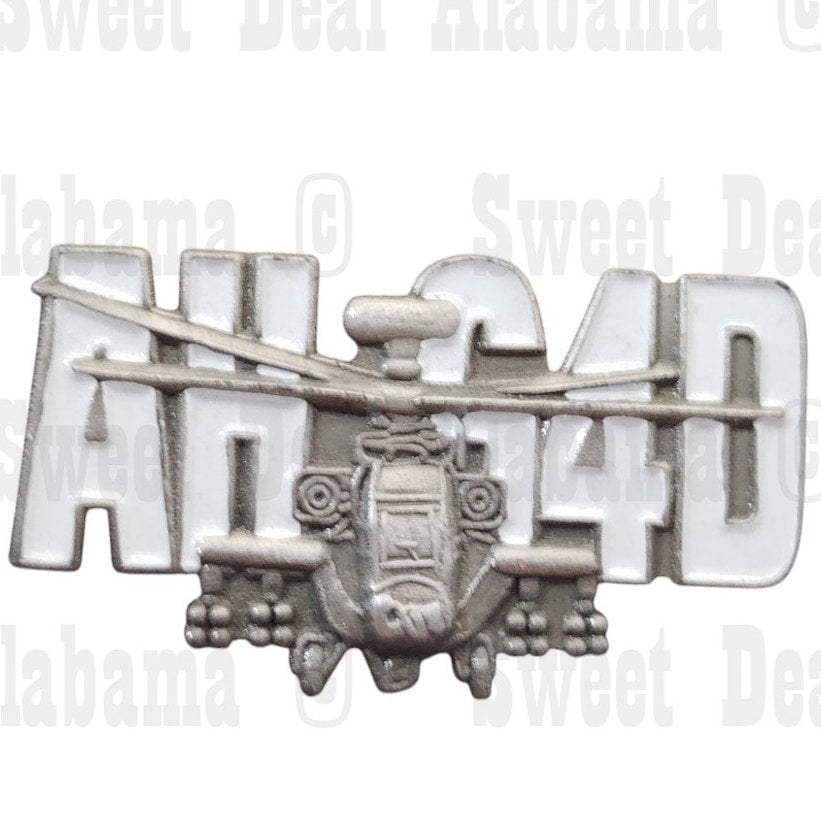 Apache Longbow AH-64D Helicopter Collector Hat, Lapel Brooch Pin 1-1/4 ...