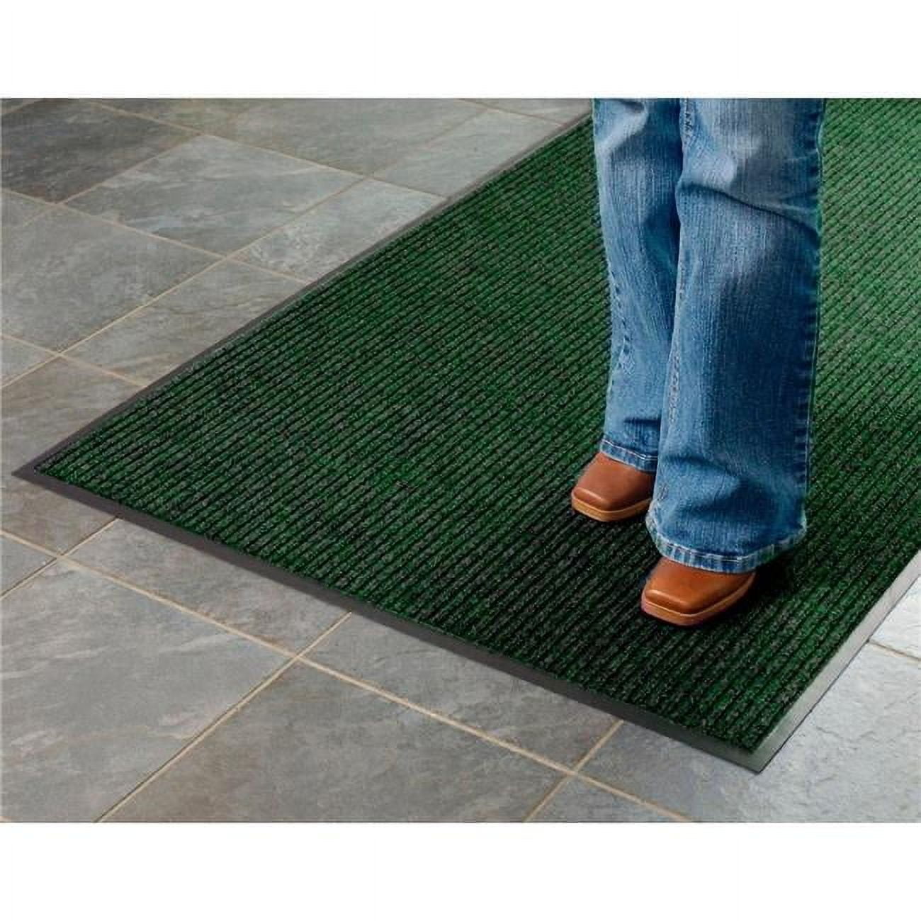 Apache Mills 606628GN Brush & Clean Entrance Mat - 0.375 in. Thick - 3 ...