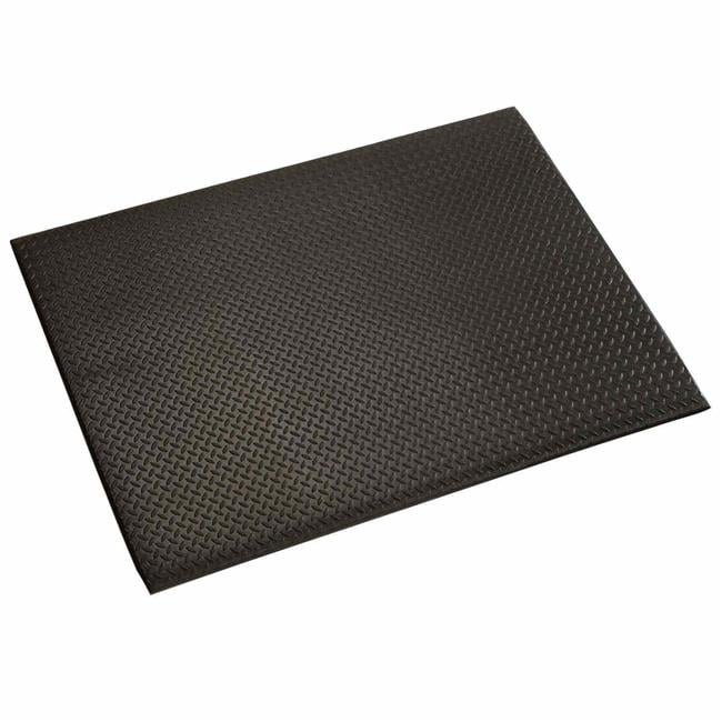 Apache Mills 252664BK Diamond Deluxe Soft Foot Mat - 0.5 in. Thick - 3 ...