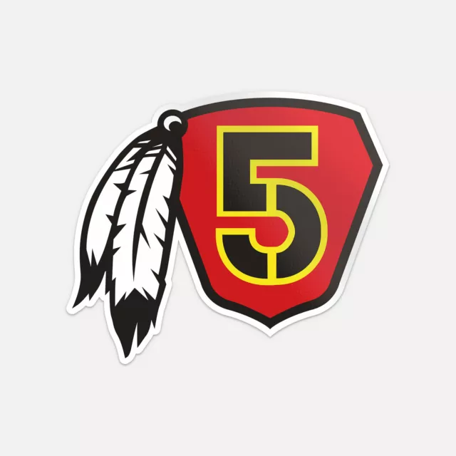 Apache Skull Motor Team Five Badge Sticker Phone Decal Water Bottle ...