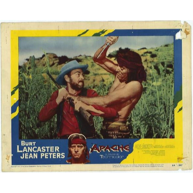 Apache - movie POSTER (Style A) (11" x 14") (1954) - Walmart.com