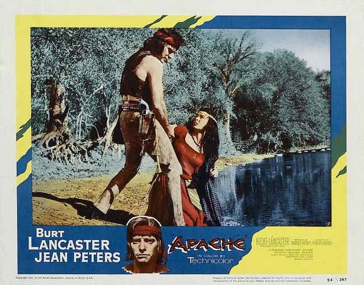 Apache - movie POSTER (Style D) (11" x 14") (1954) - Walmart.com