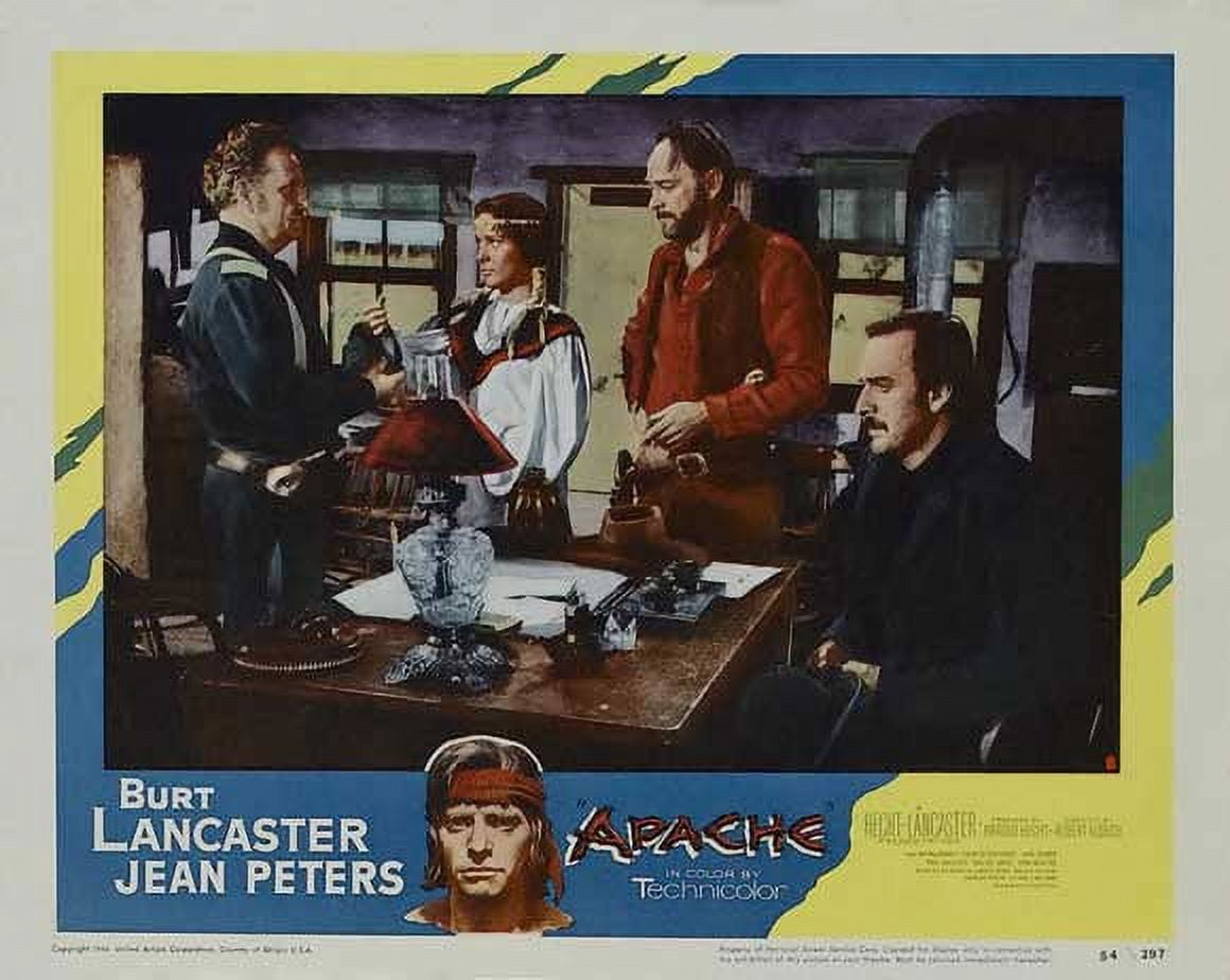 Apache - movie POSTER (Style E) (11" x 14") (1954) - Walmart.com