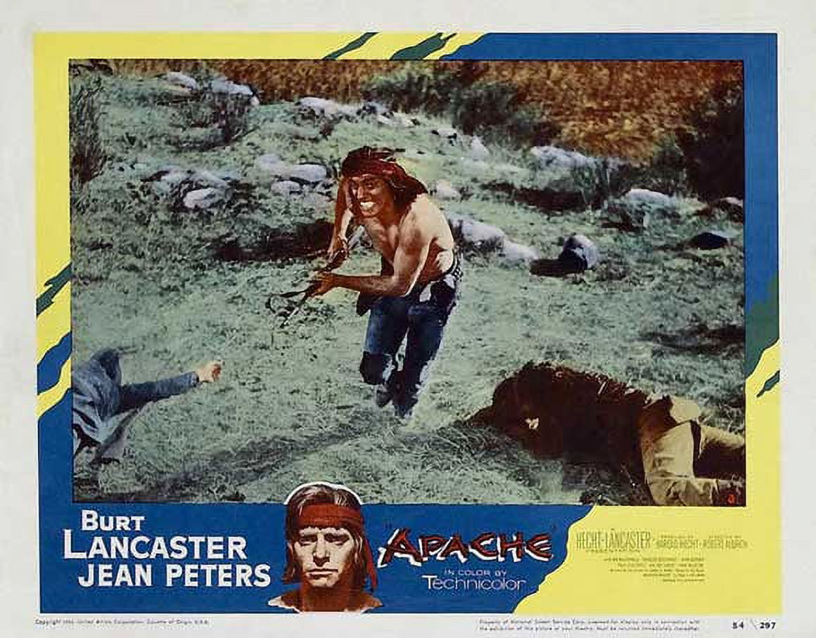Apache - movie POSTER (Style F) (11" x 14") (1954) - Walmart.com