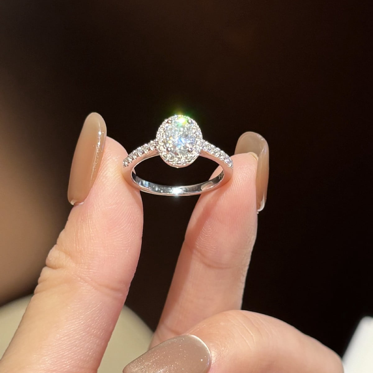 Apaison D Color VVS1 1 Carat Moissanites Eternity Wedding Rings for ...