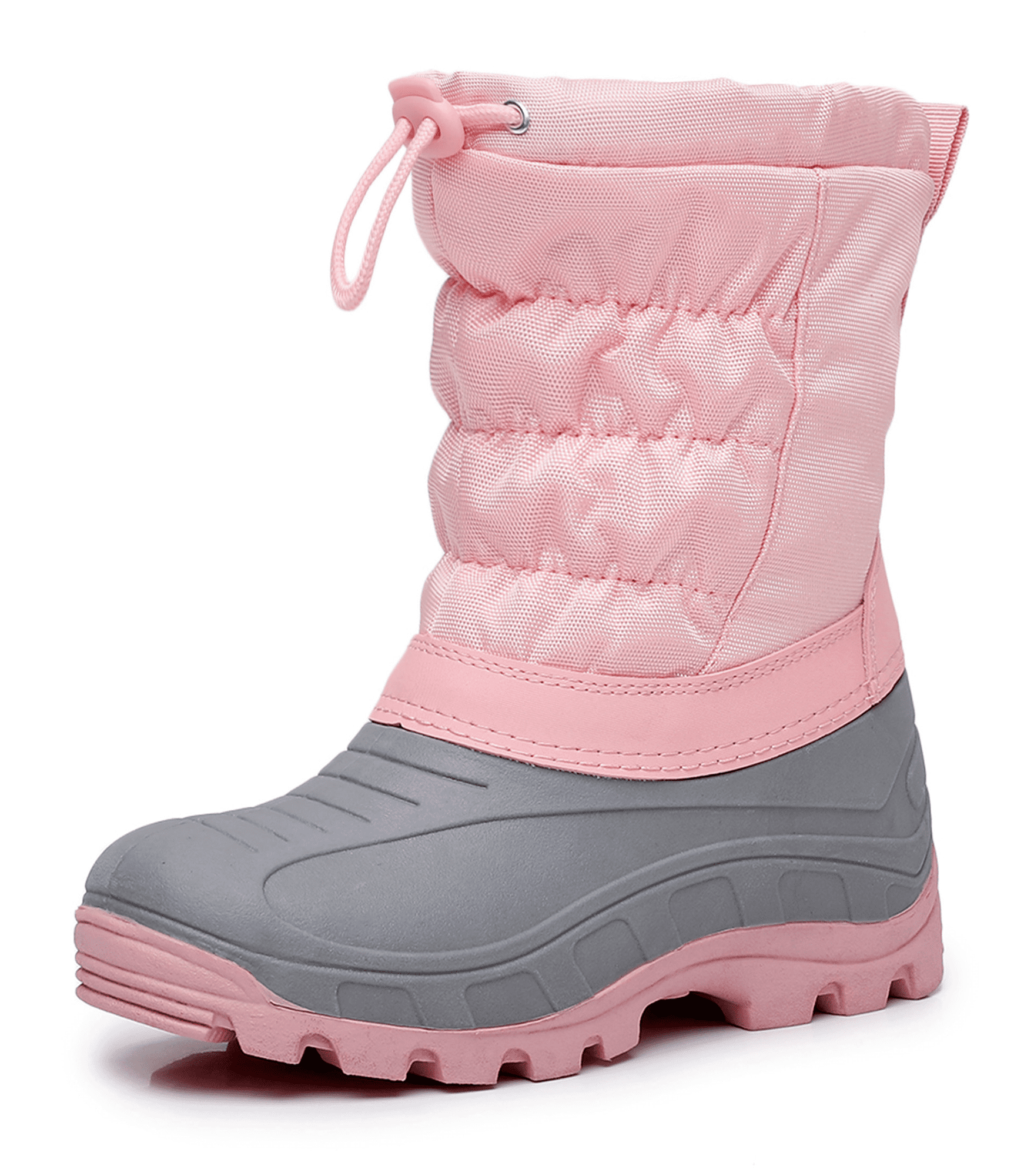 Apakowa Boys Girls Snow Boots Outdoor Slip Resistant Insulated ...