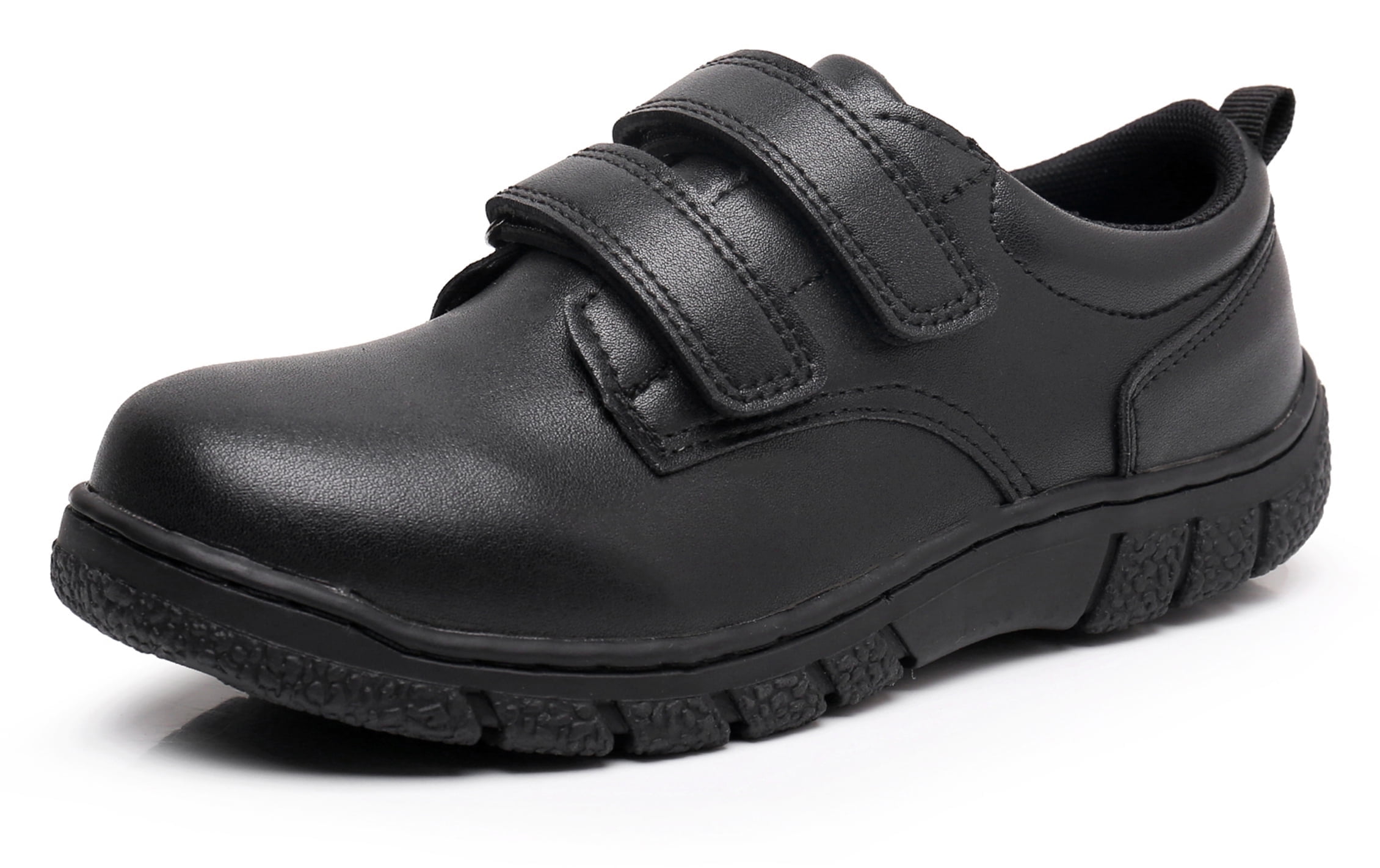 Apakowa Boys School Uniform Shoes Adjustable Strap Comfort Dress Loafer ...