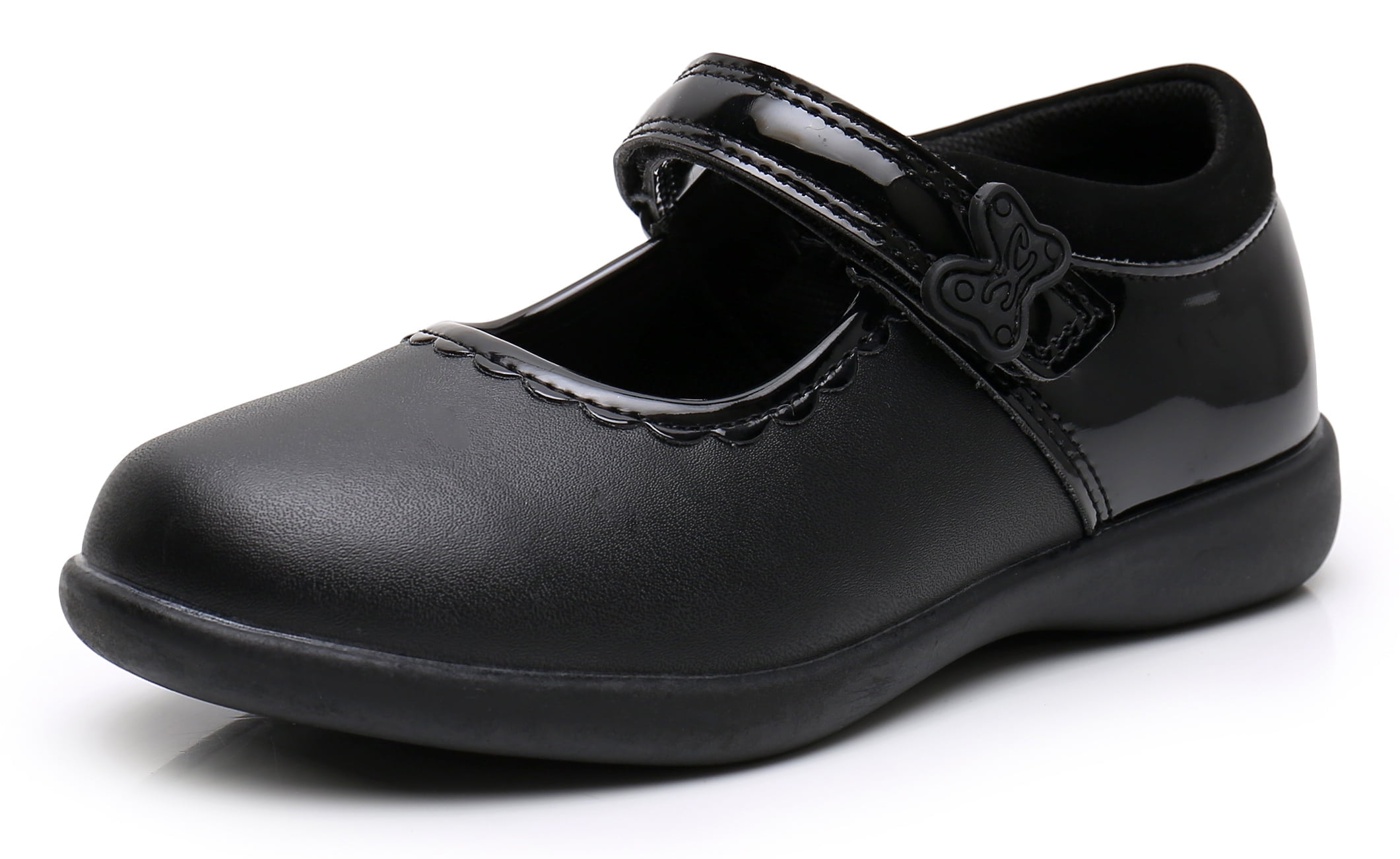 Apakowa Girl's Mary Jane School Uniform Shoes,Black,12 Little Kid - Walmart.com