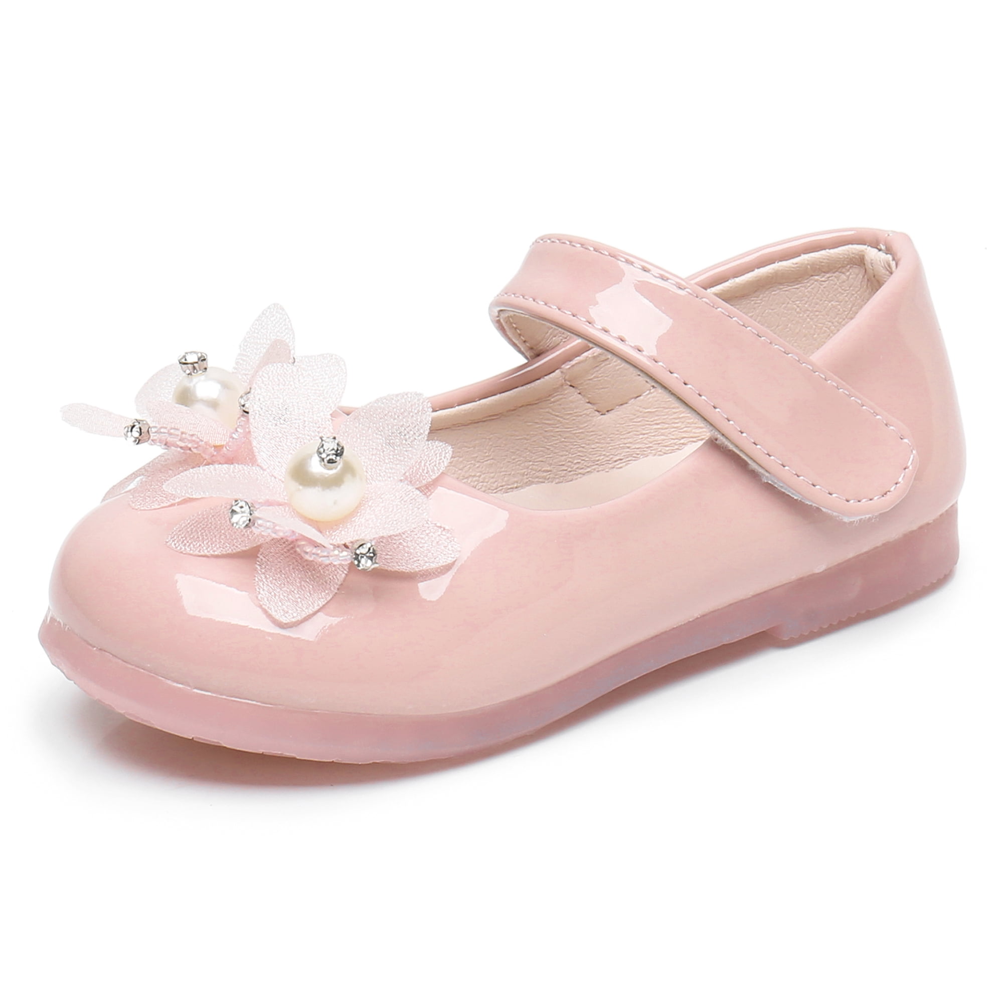 Apakowa Girls Kids Princess Shoes Flat Shoes Mary Jane Shoes (Color ...