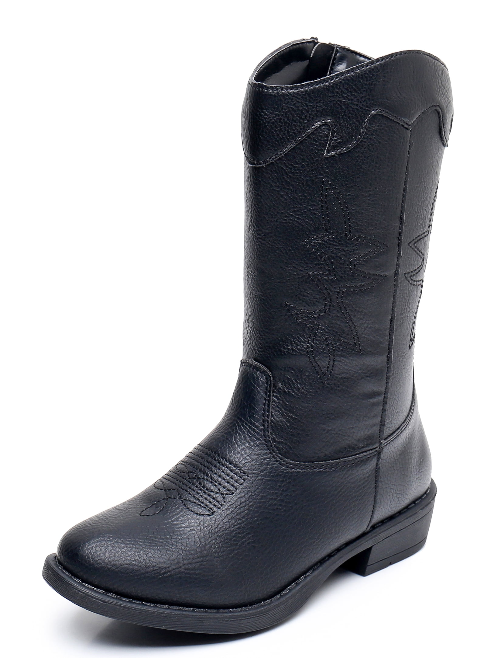 Apakowa Kids Boys Girls Cowboy Boots Classic Western Boots - Walmart.com