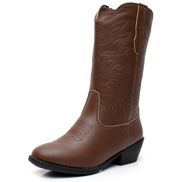 Wonder Nation Toddler Girls Light Up Daisy Cowboy Boot, Sizes 7-12 ...