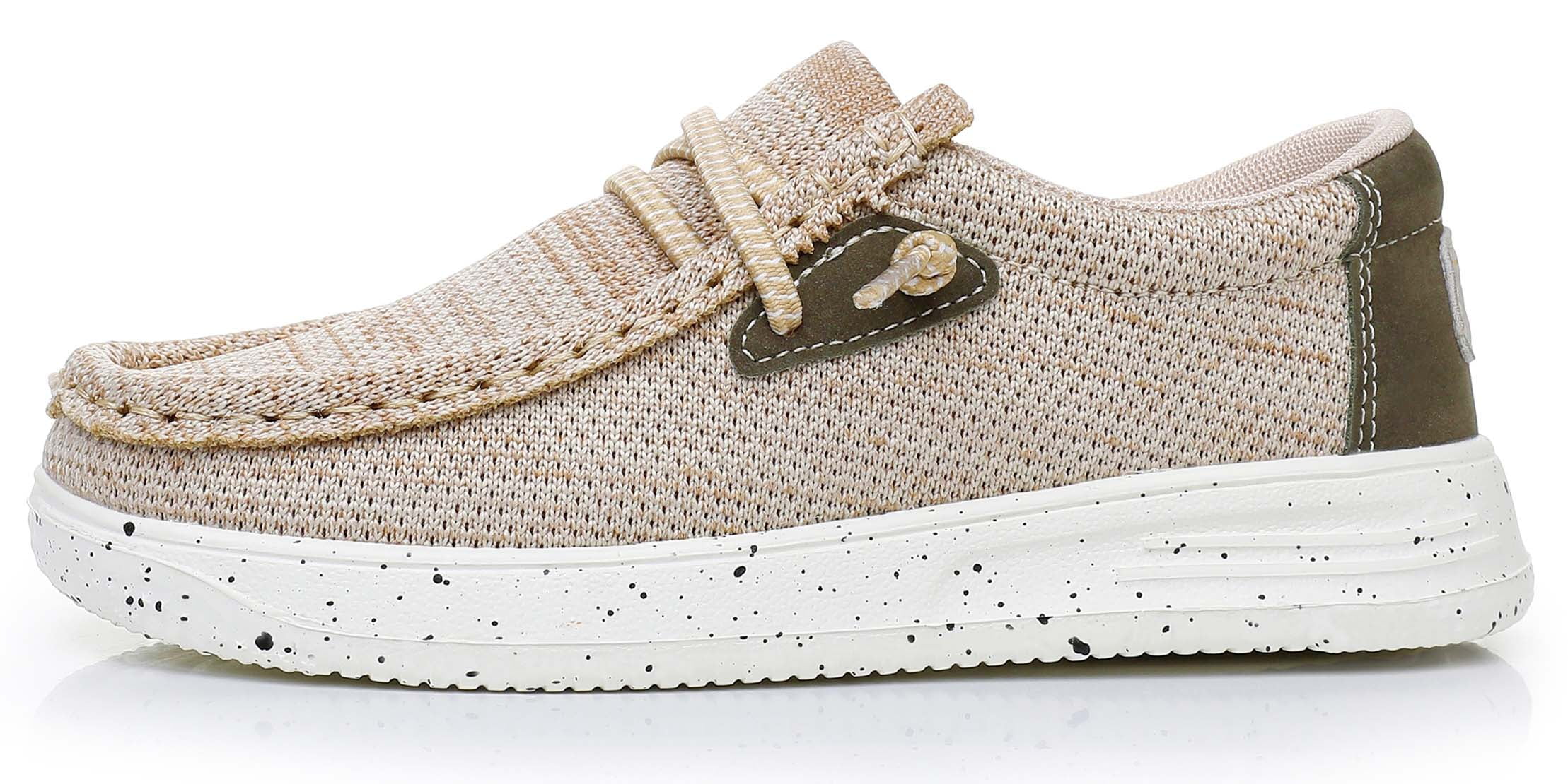 Apakowa Kids Boys Girls Loafers Slip-On Shoes Comfortable Lightweight ...