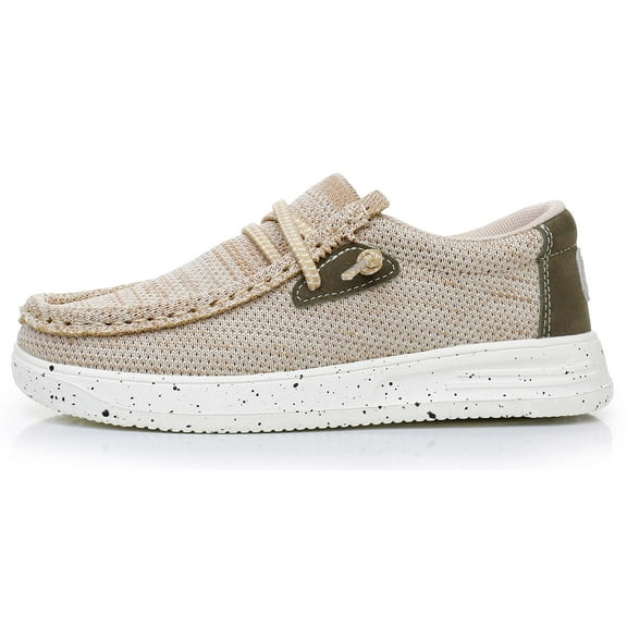 Apakowa Kids Boys Girls Slip-On Casual Loafers Walking Shoes ...