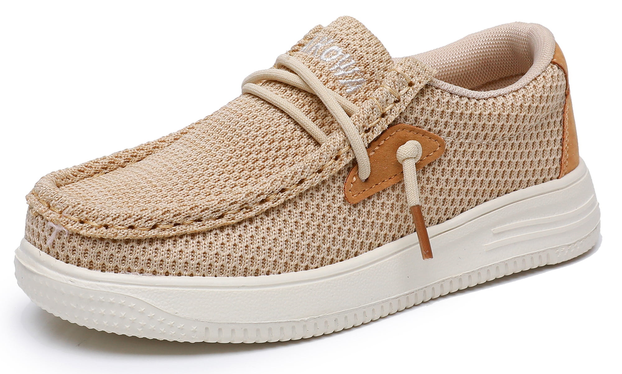 Apakowa Kids Boys Girls Slip-On Casual Loafers Walking Shoes ...